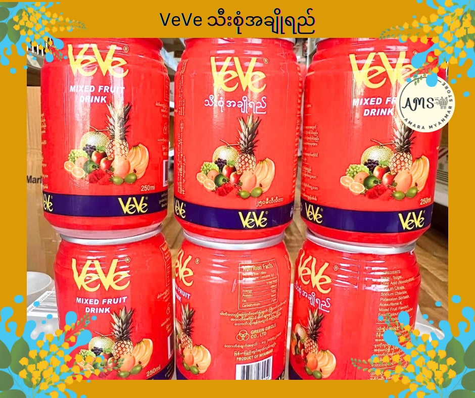 VeVe Mixed Fruit Drink (1 Can) – Amara Asian Mart